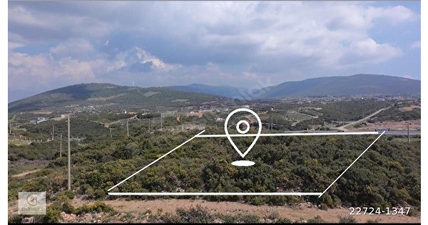 DİDİM AKYENİKÖY'DE BAFA GÖLÜ MANZARALI ACİL SATILIK KÖŞE PARSEL ARSA ...