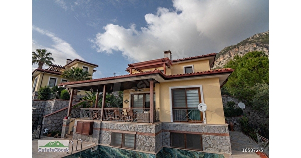 GÖCEK'DE SİTE İÇERİSİNDE SATILIK 4+1 DENİZ MANZARALI VİLLA 165872-5 ...