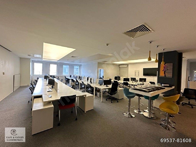 Maslak Plazalarda Metroya 5 dakika 1290 m2 Modern Kiralık Ofis |Nurol ...