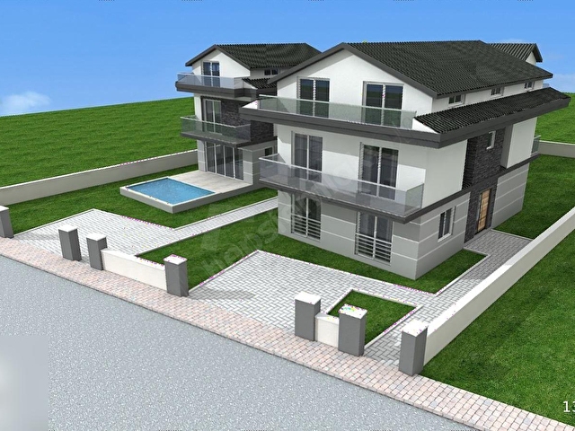 160 Square Meters Villa For Sale in Fethiye, Mugla 130154-145 | hepsiemlak