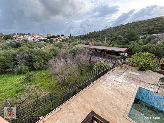Çeşme Germiyan 5+1 Villa 3600m bahçe içinde 1994-3388 | hepsiemlak