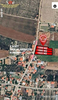 ELMALI DÜDENKÖY'DE KÖY İÇİ ARSA VASIFLI MÜSTAKİL PARSEL 3 ADET 1500'ER ...