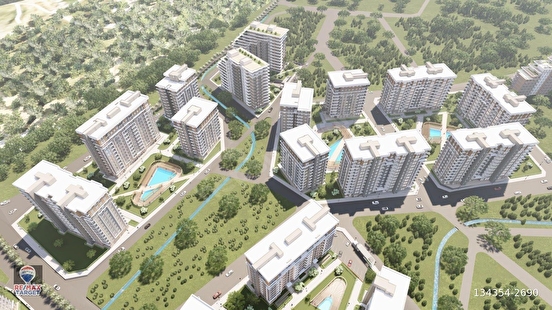 UZUNDERE 4. ETAP B BLOK 1+1 KOOPERATIF HISSESI 134354-2690 | hepsiemlak