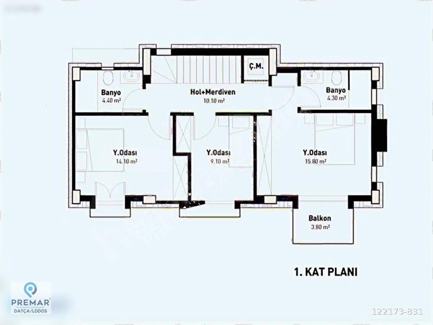 150 Square Meters Detached House For Sale in Datça, Mugla | hepsiemlak
